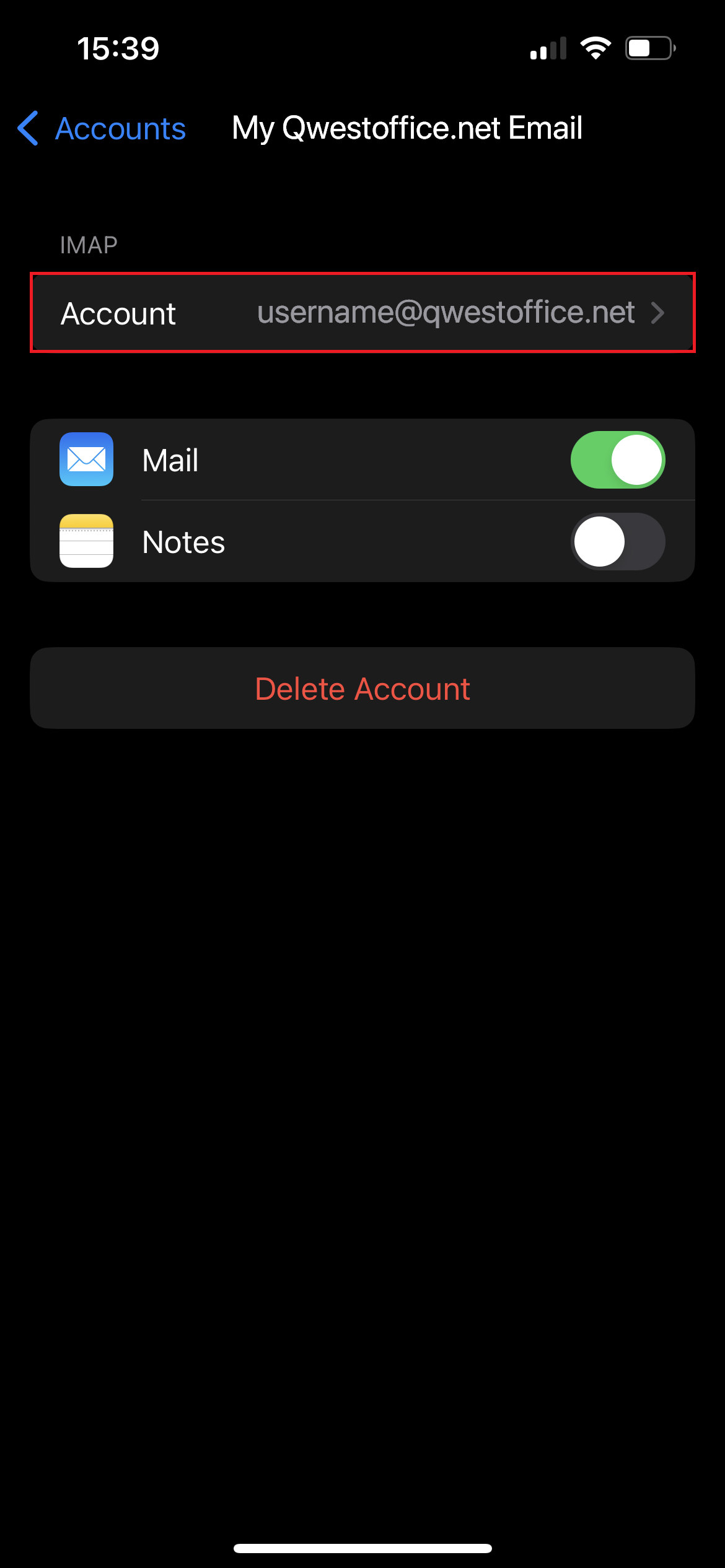 Configure Mail App on iOS Mobile Device (iPhone, iPad) – CenturyLink Office