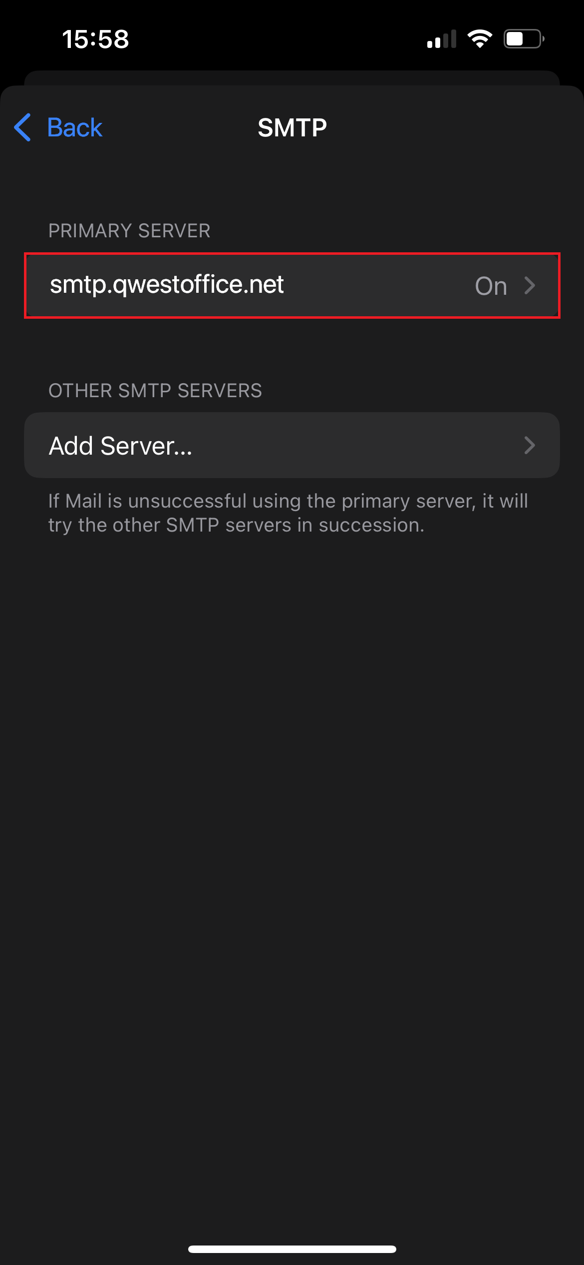 Configure Mail App on iOS Mobile Device (iPhone, iPad) – CenturyLink Office